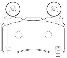 PERFORMANCE BRAKE PADS SB BP50813S