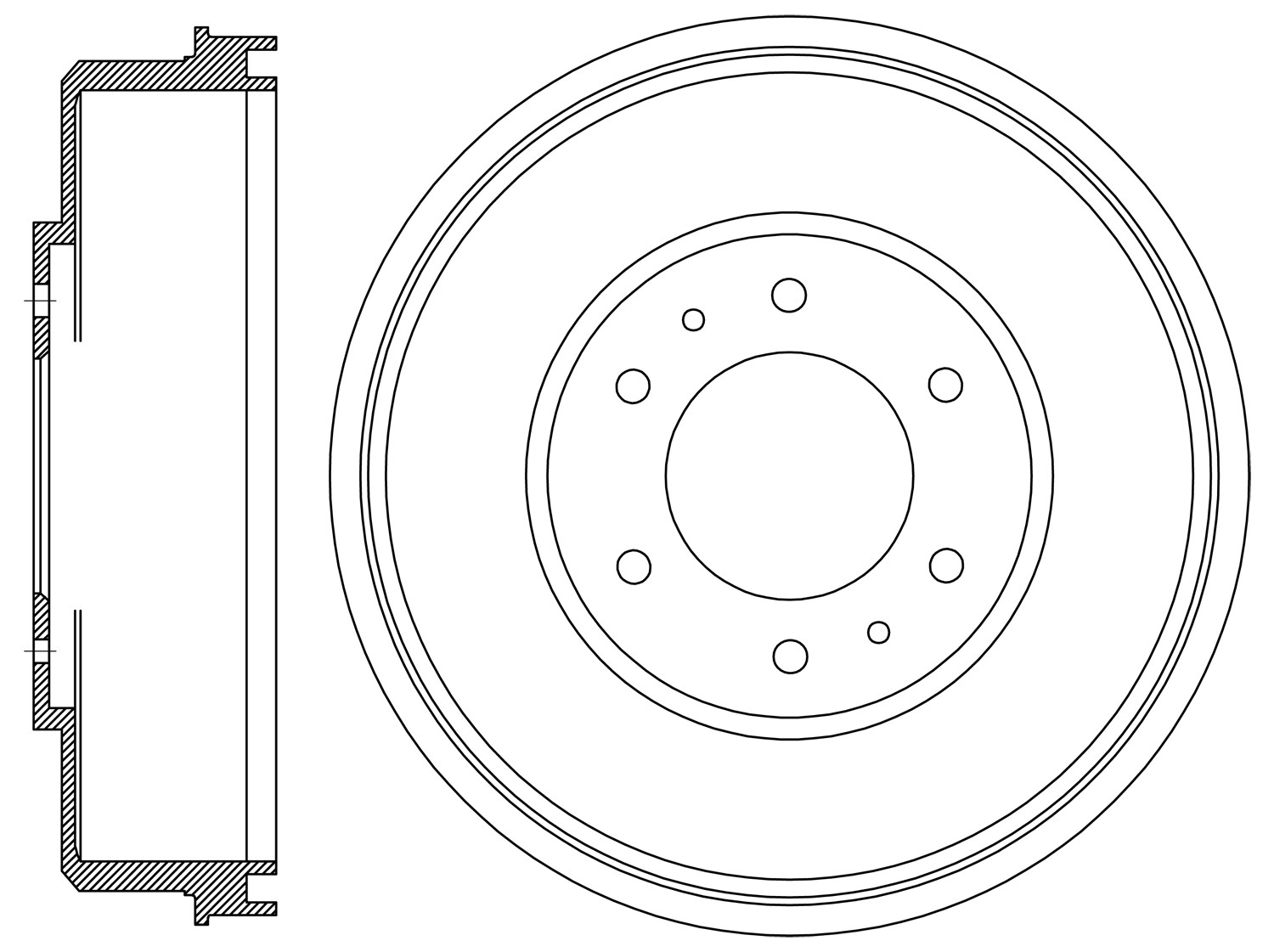 DRUM BRAKE SB BD23104